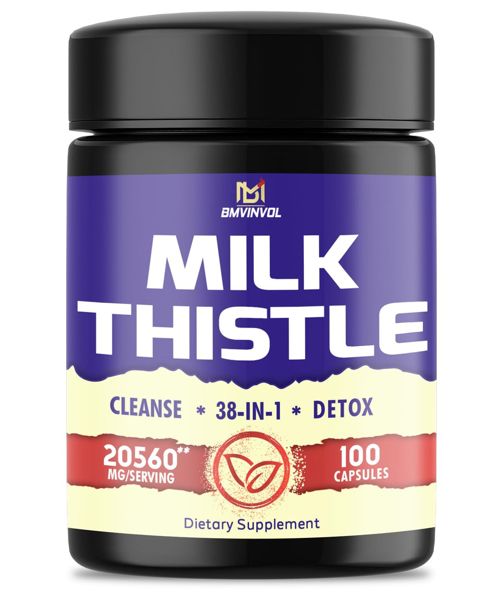milk thistle liver support capsules