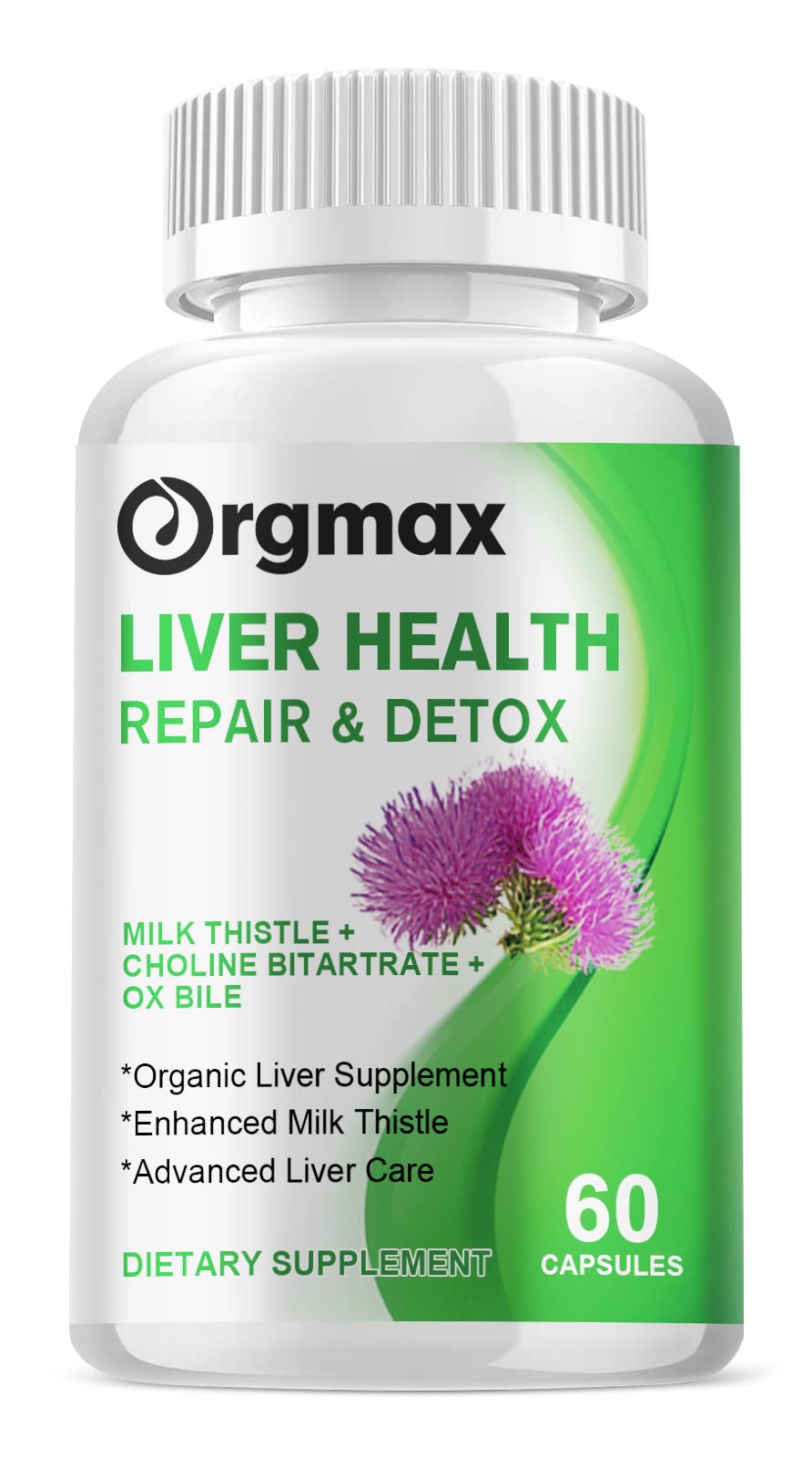 milk thistle liver support capsules