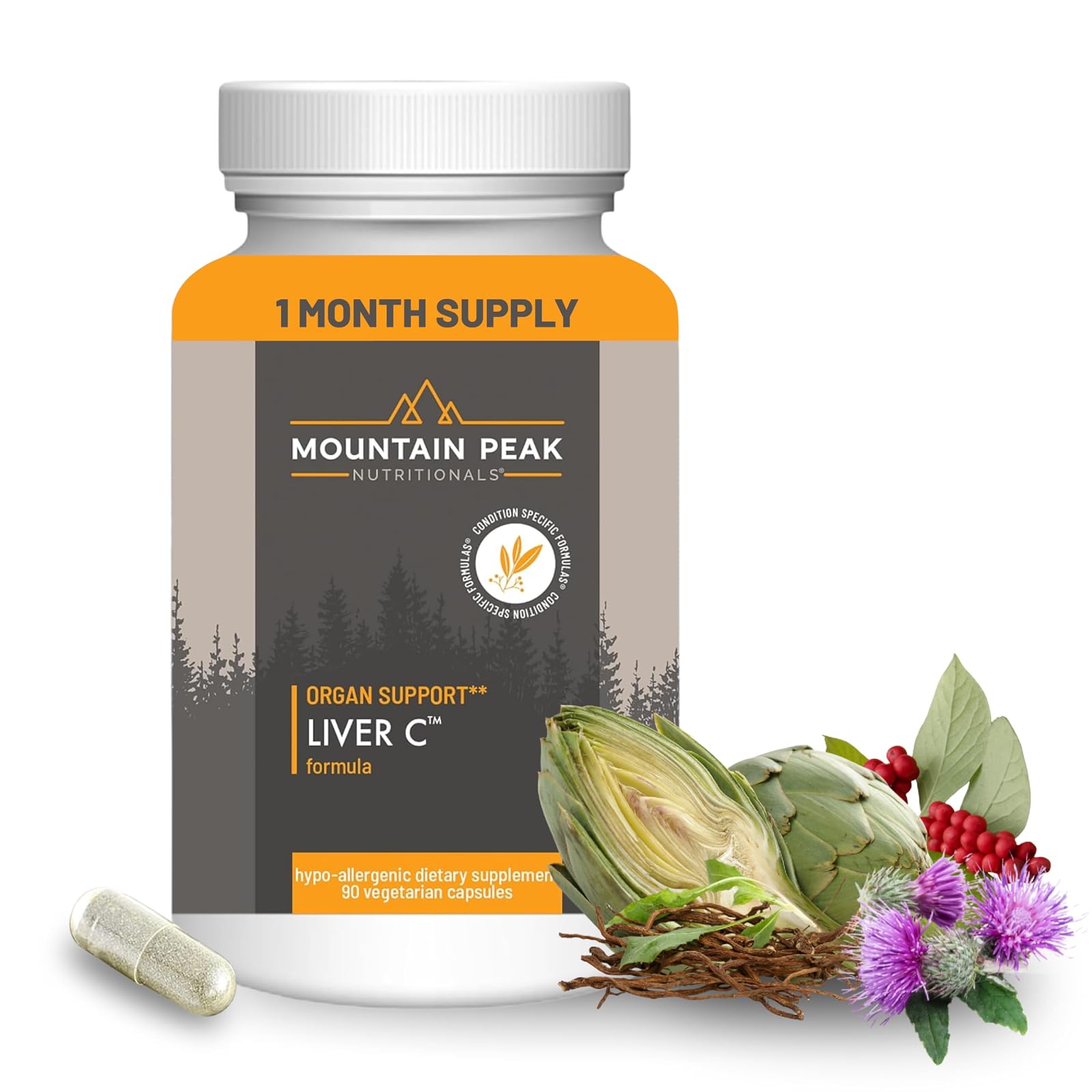 Milk Thistle liver support capsules