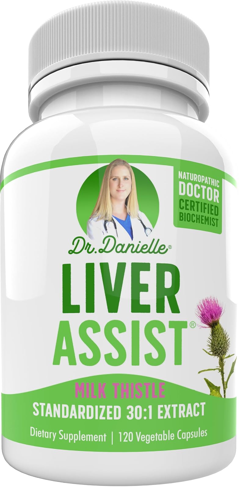milk thistle liver support capsules