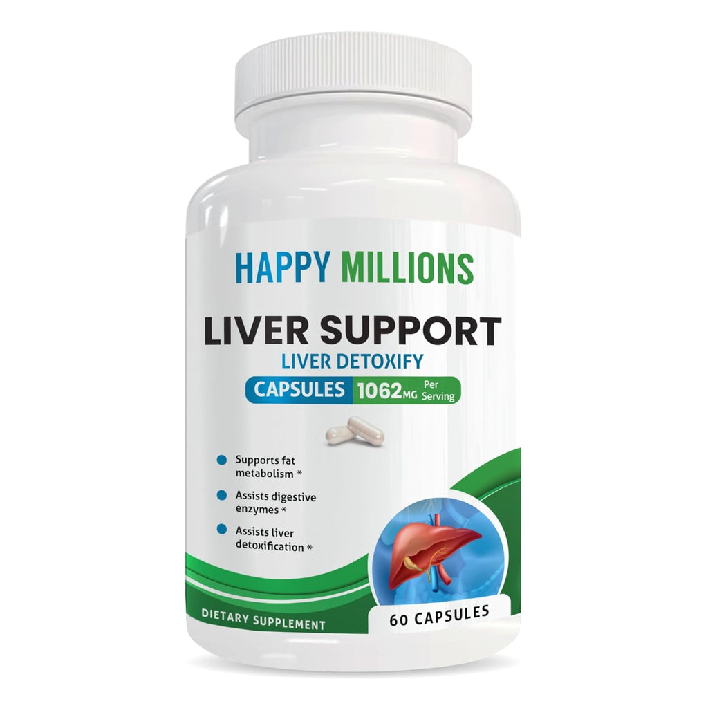 Milk thistle liver support capsules