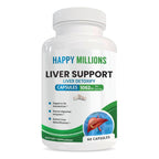 Milk thistle liver support capsules