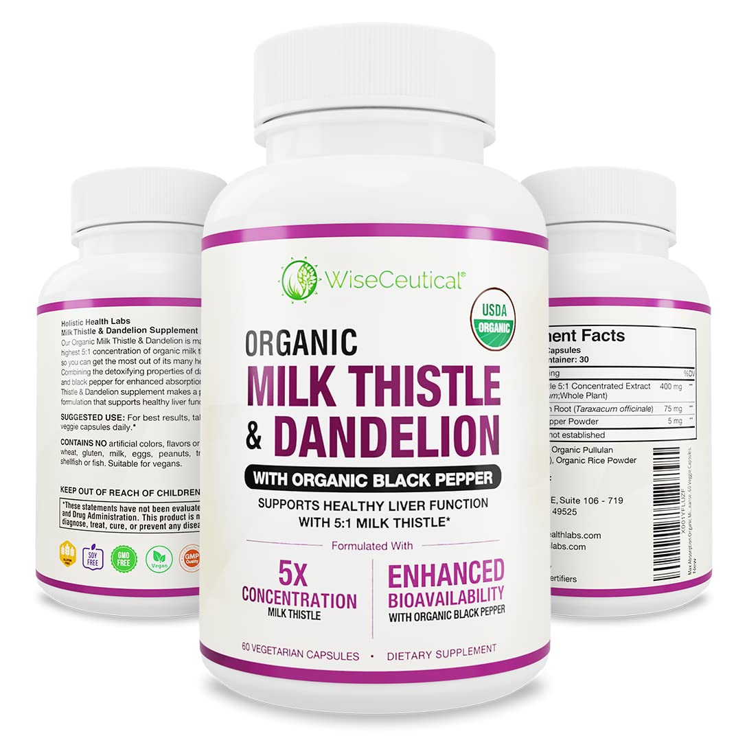 milk thistle liver support capsules