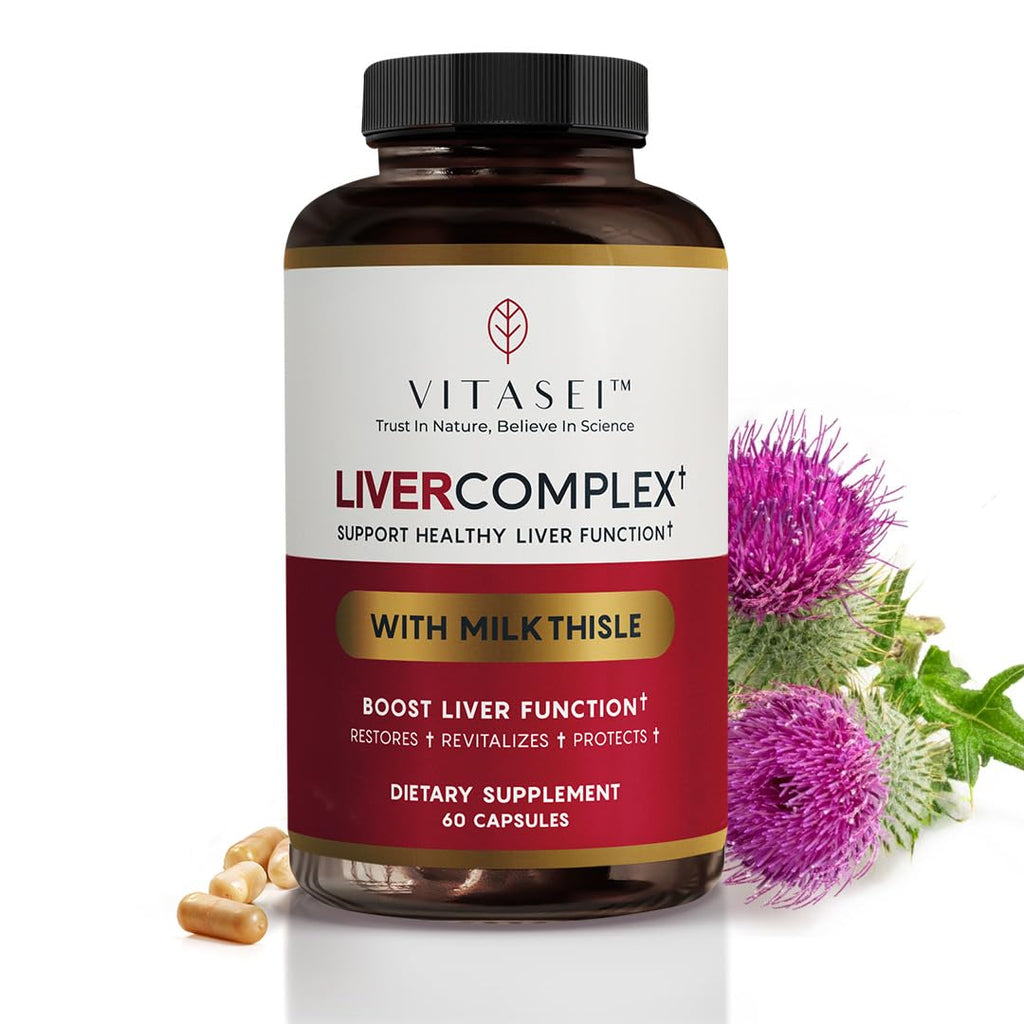 milk thistle liver support capsules