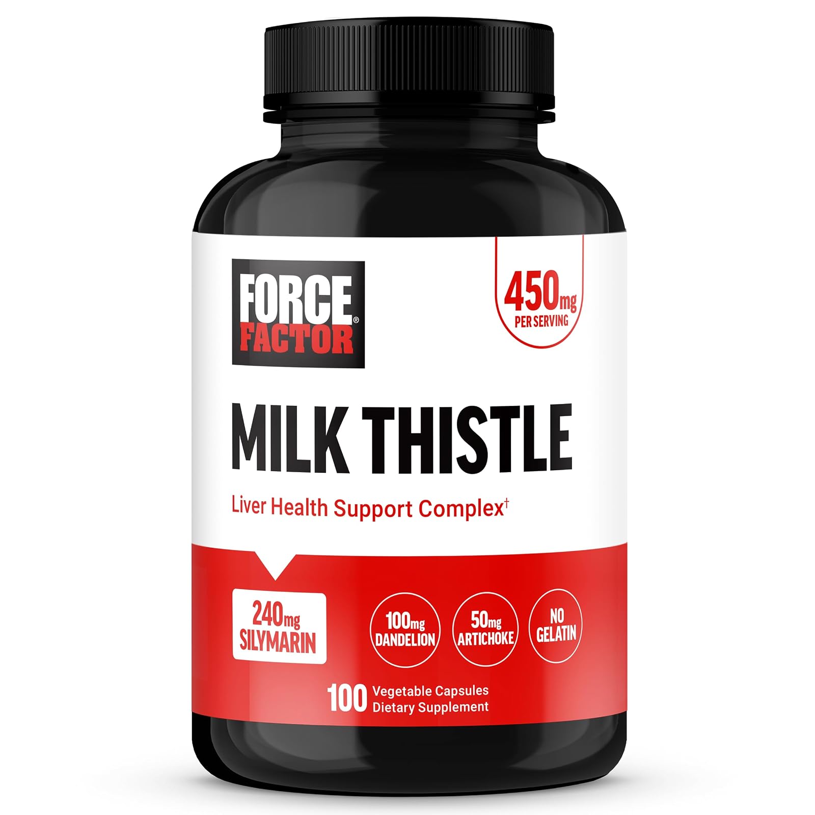 milk thistle liver support capsules