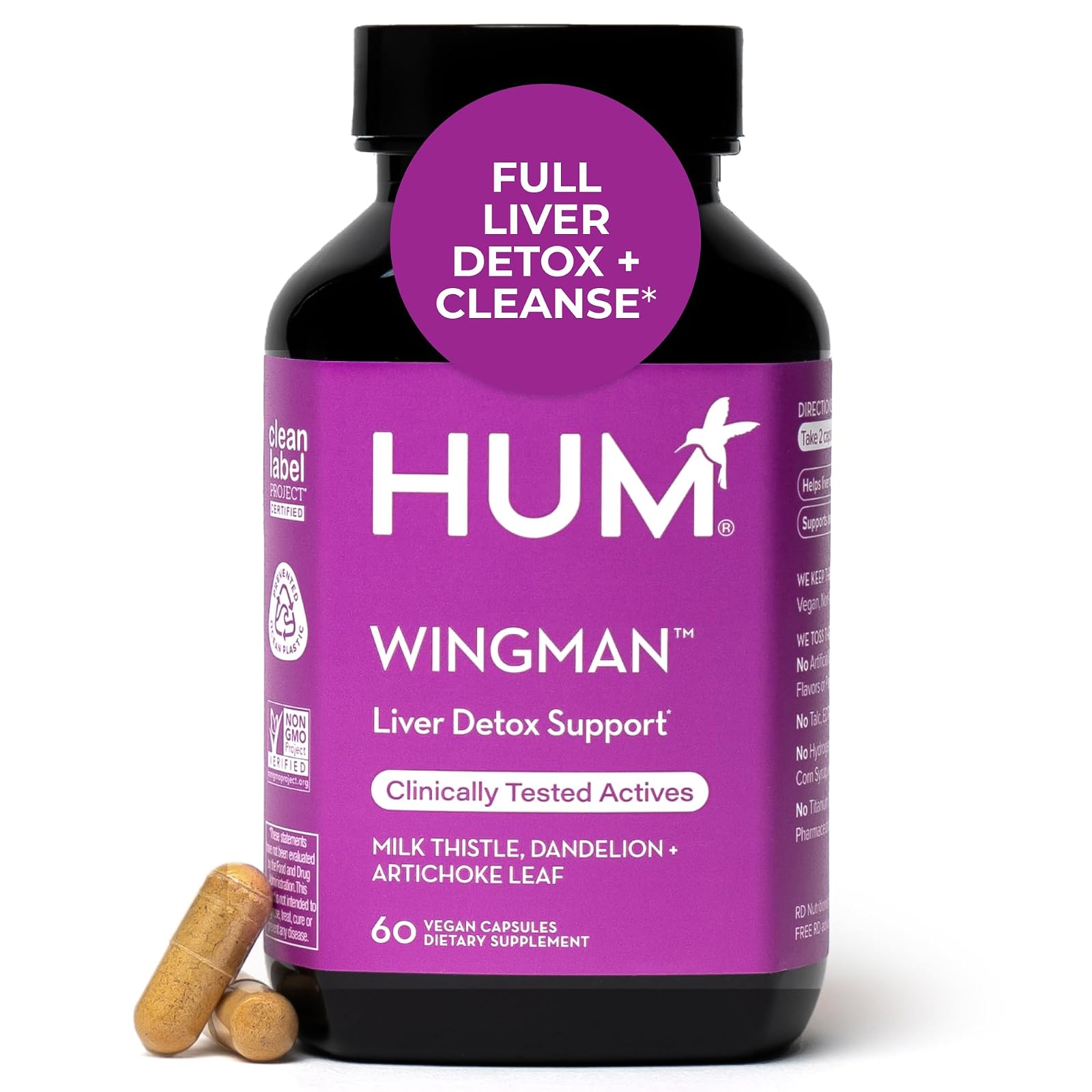 milk thistle liver support capsules
