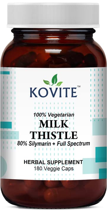 milk thistle liver support capsules