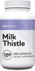 milk thistle liver support capsules