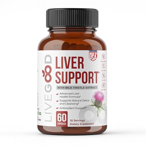 milk thistle liver support capsules