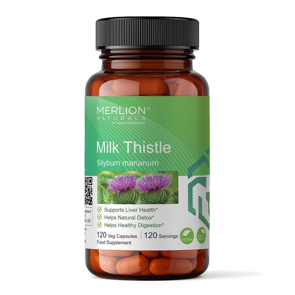 milk thistle liver support capsules