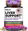 milk thistle liver support capsules