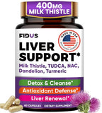 milk thistle liver support capsules