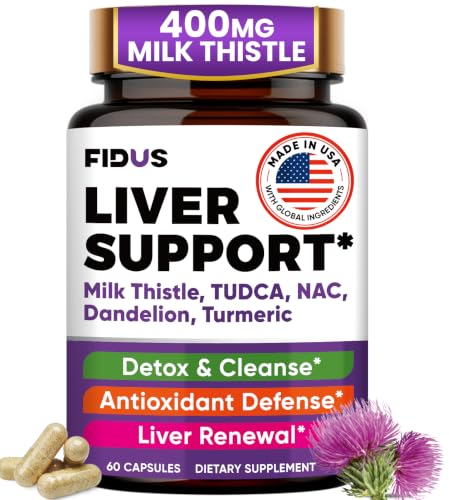 milk thistle liver support capsules