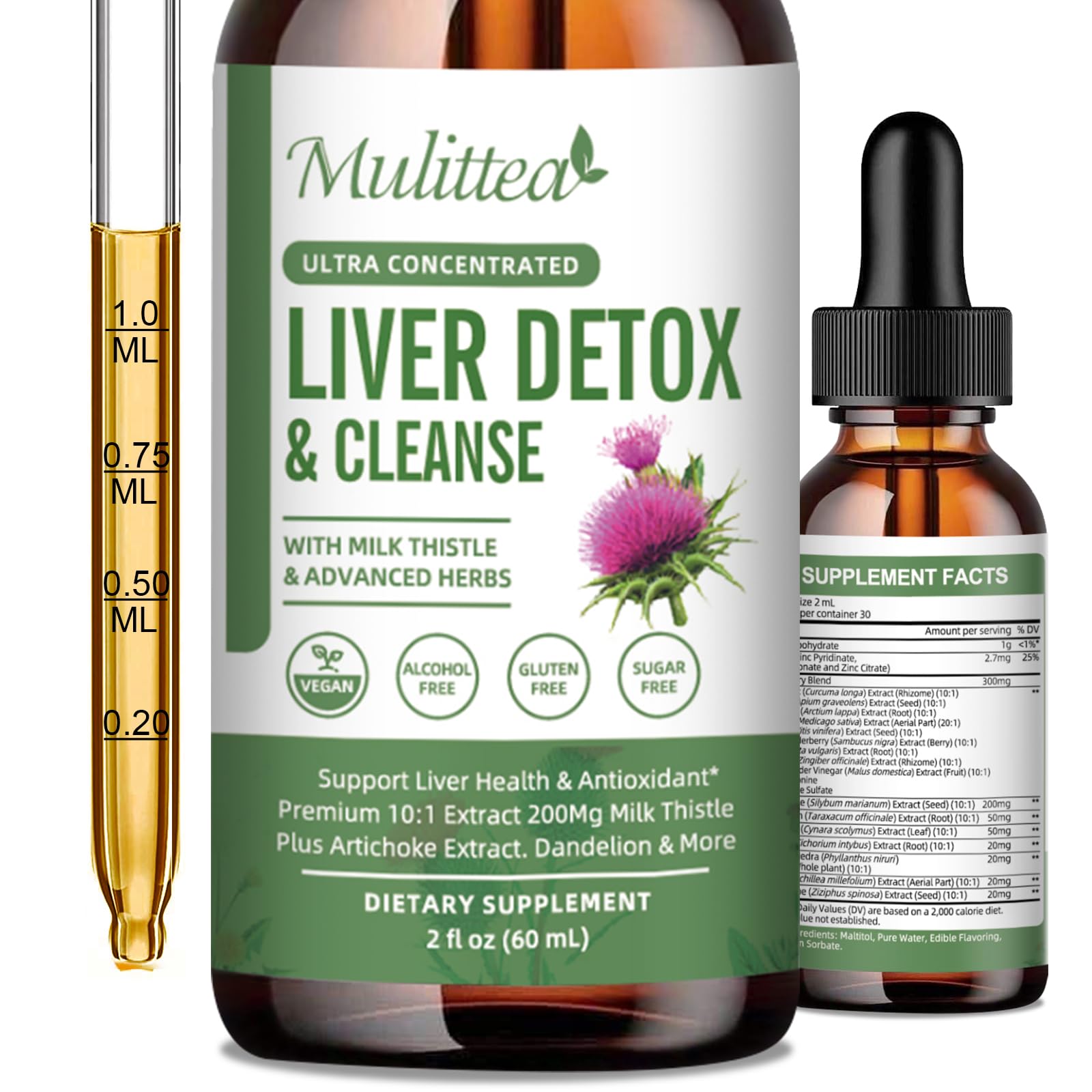 milk thistle liver support drops