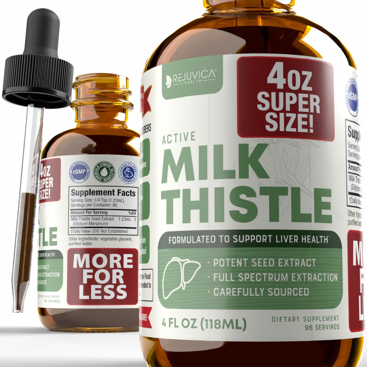 milk thistle liver support drops