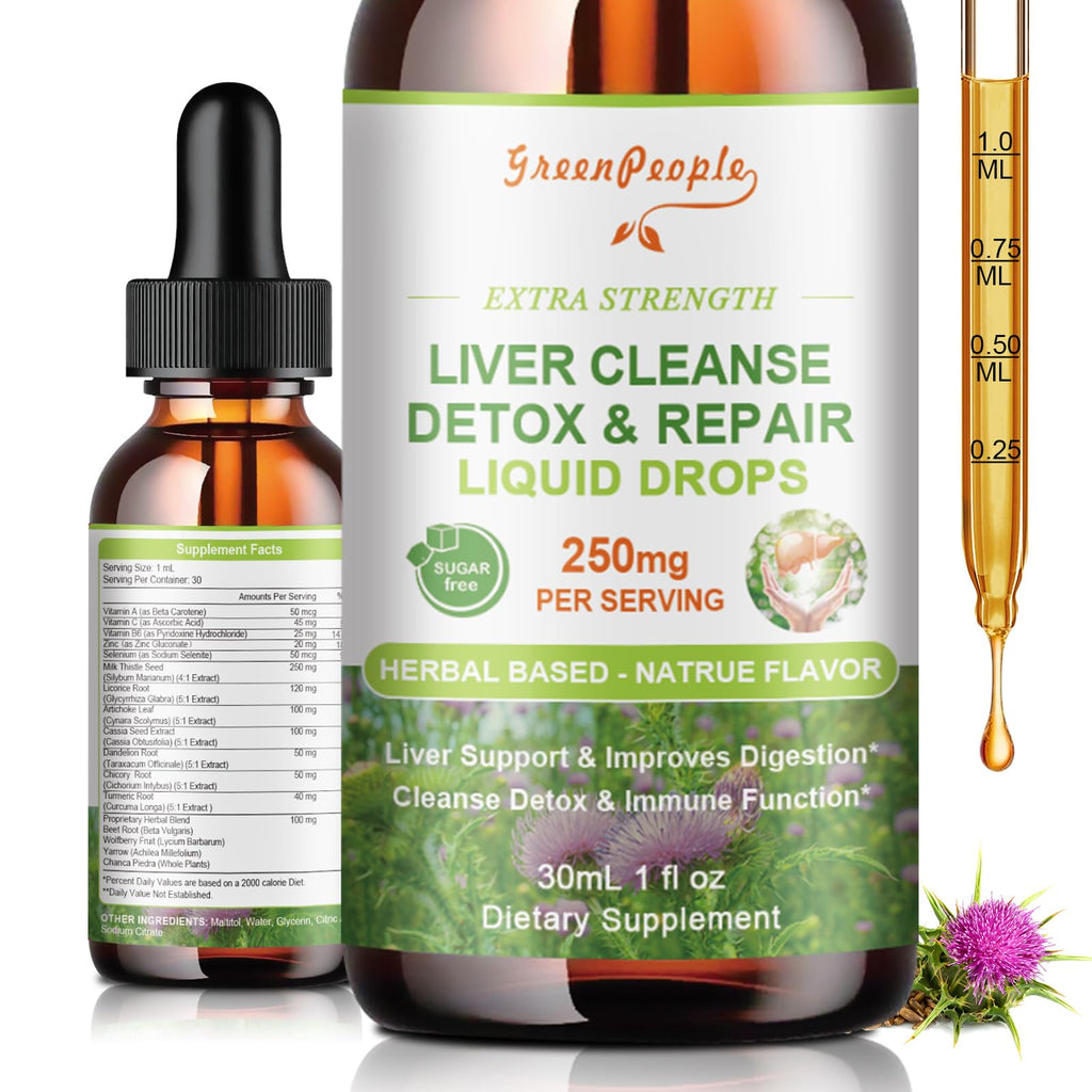 milk thistle liver support drops