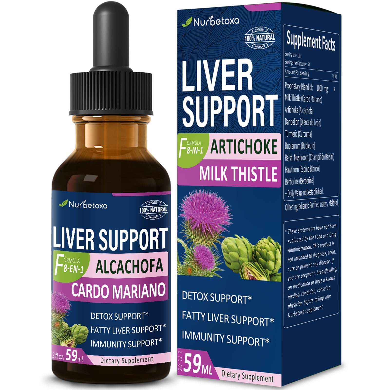 Milk Thistle liver support drops