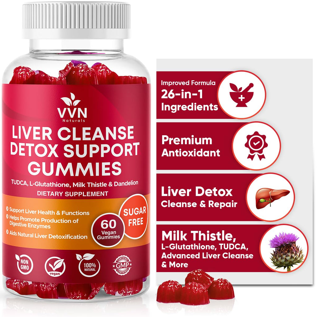 milk thistle liver support gummies