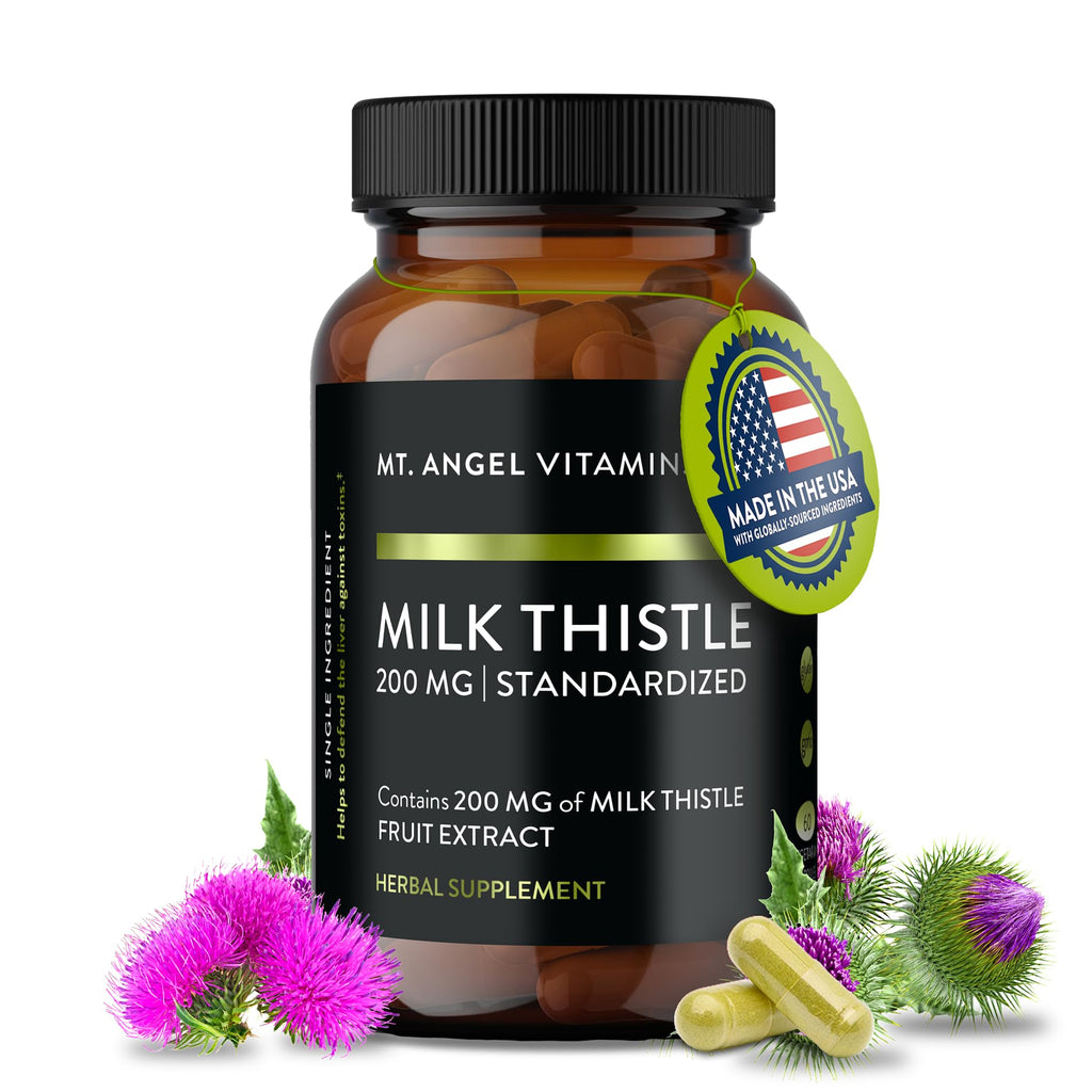 milk thistle liver support supplement