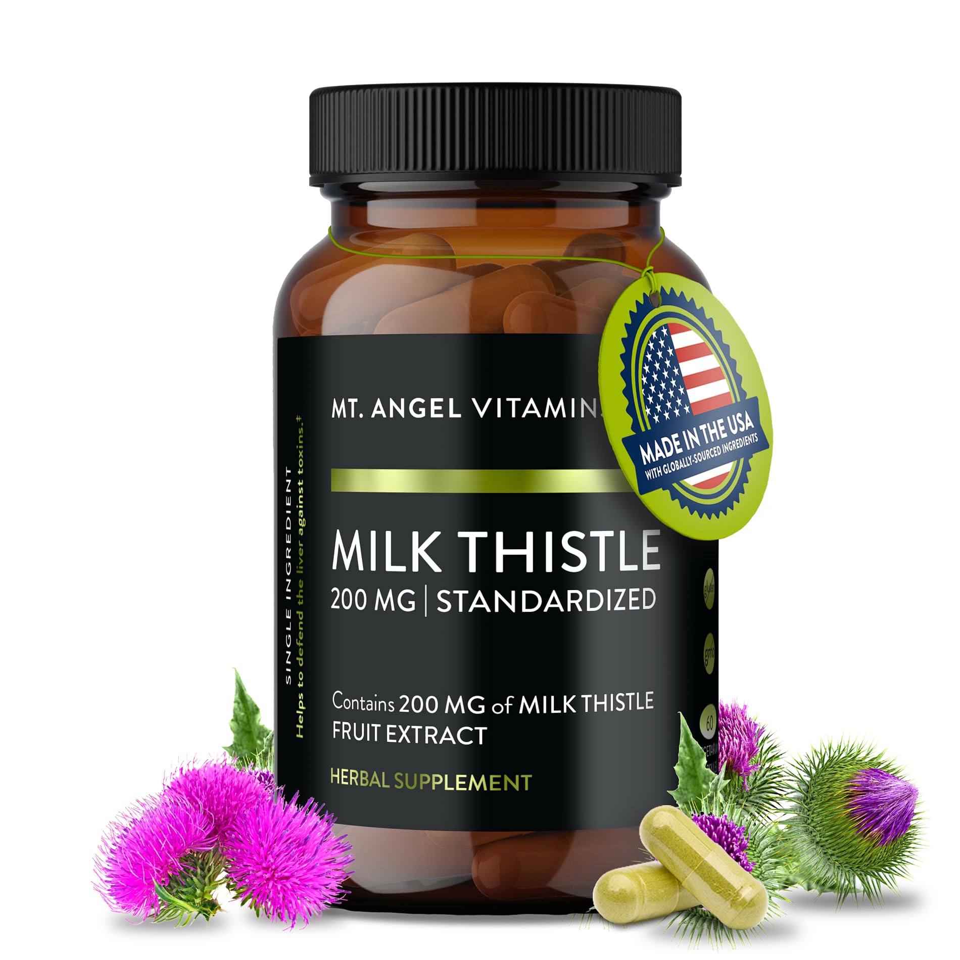 milk thistle liver support supplement
