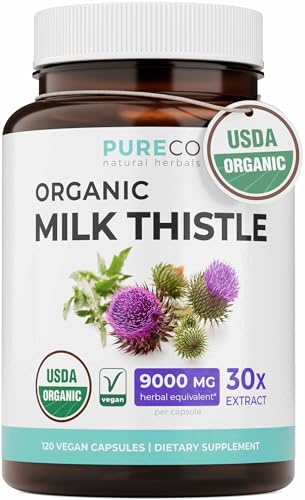 milk thistle liver support supplement