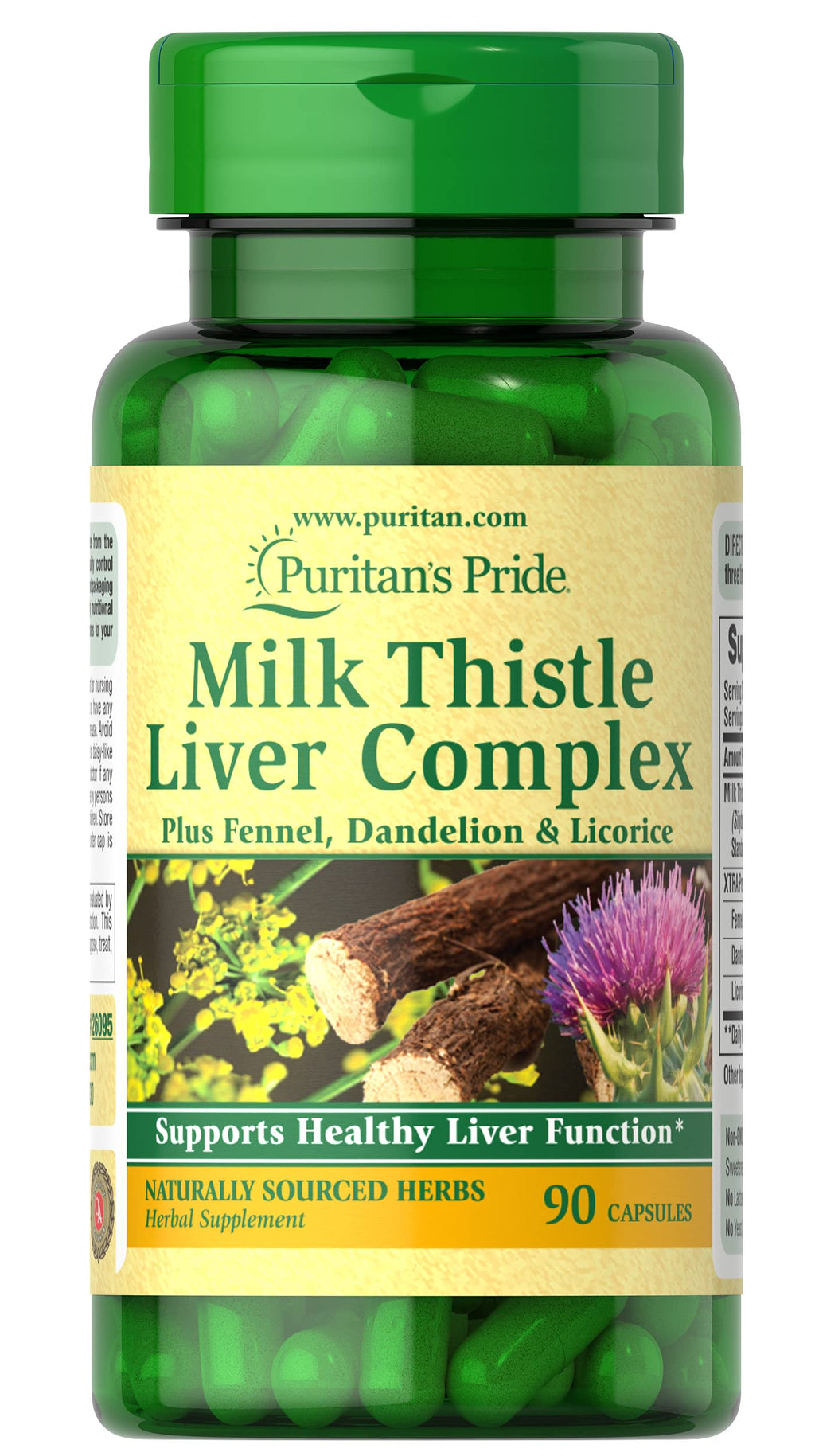 milk thistle liver support supplement