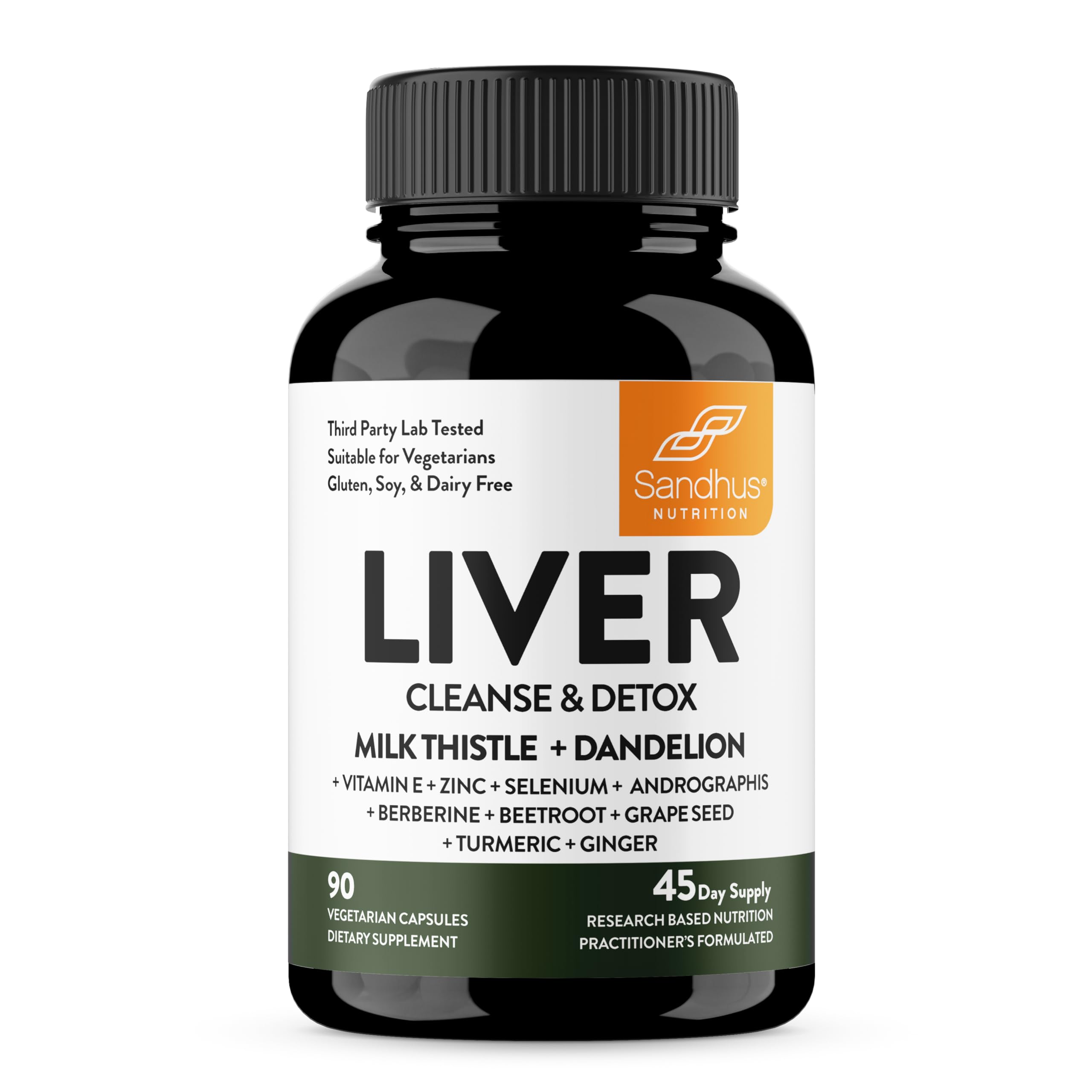 milk thistle liver support supplement