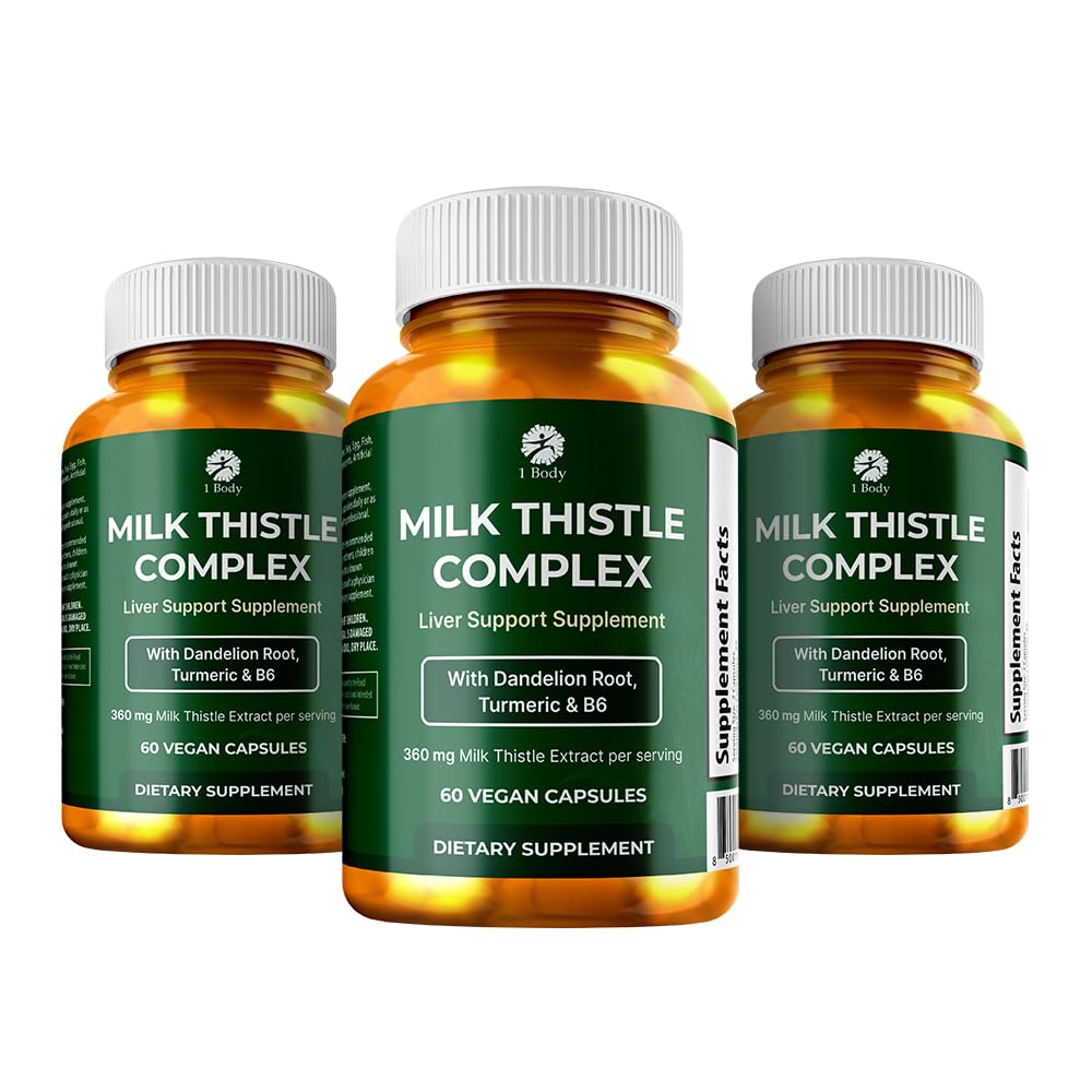 milk thistle liver support supplement