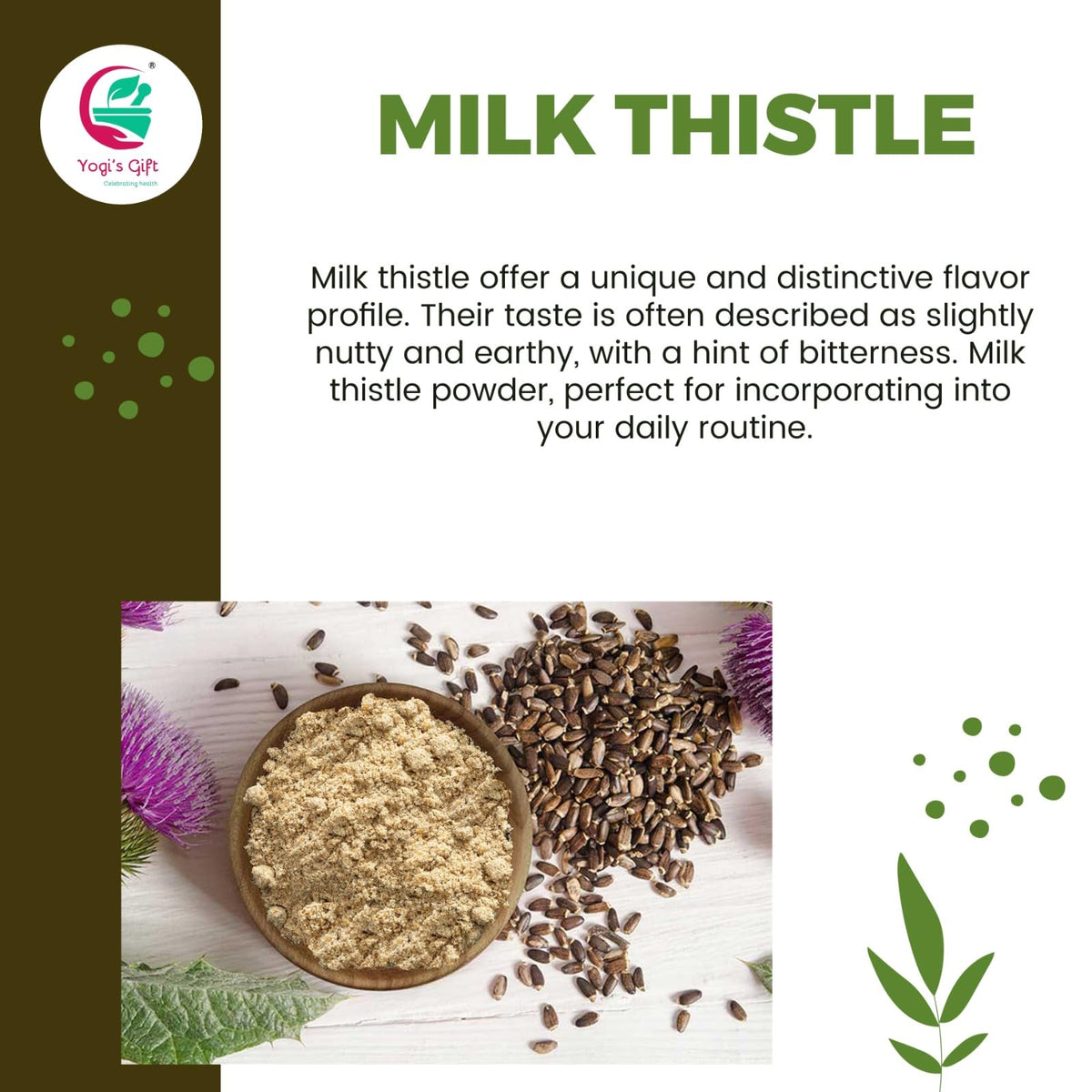 milk thistle powder for detox