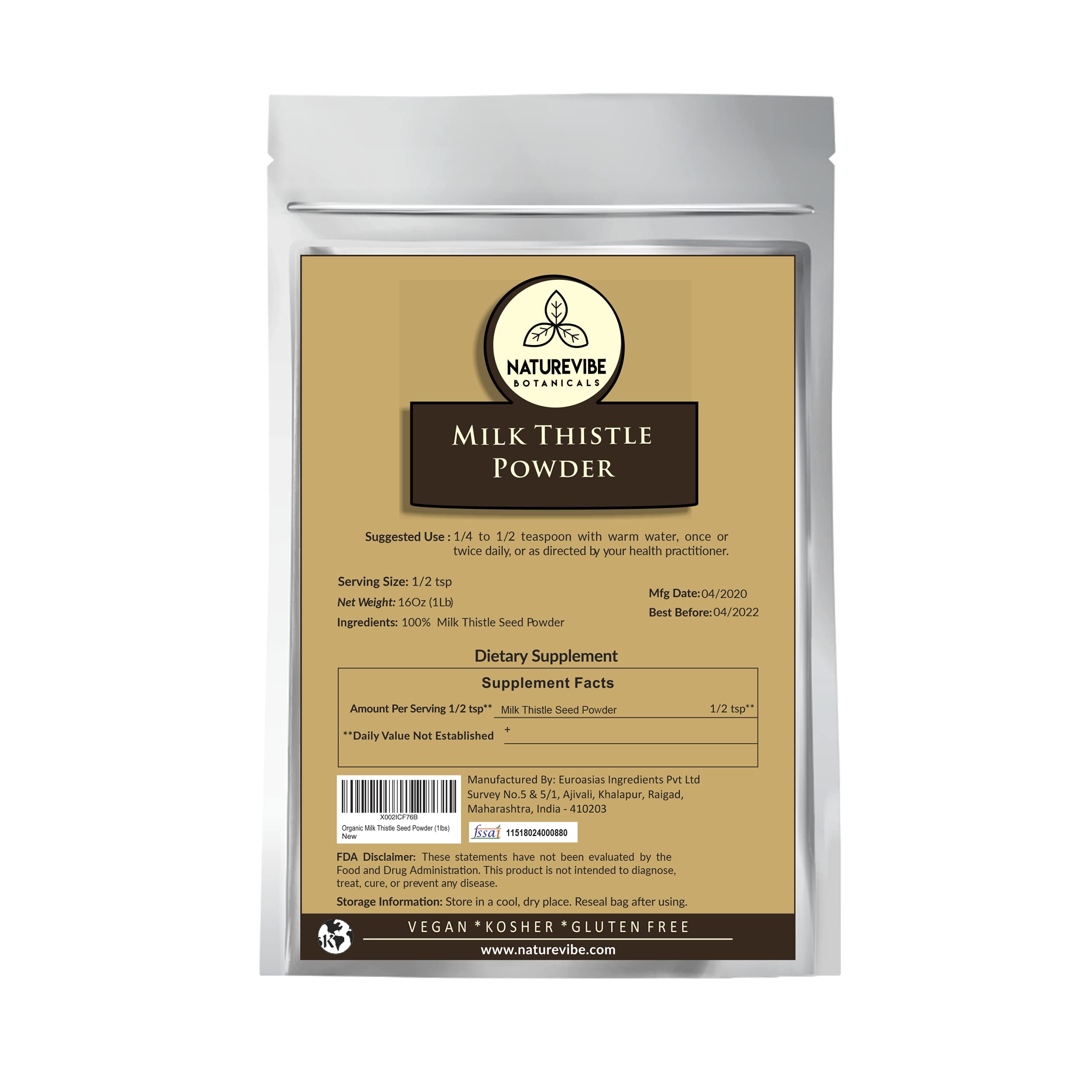 milk thistle powder for liver health