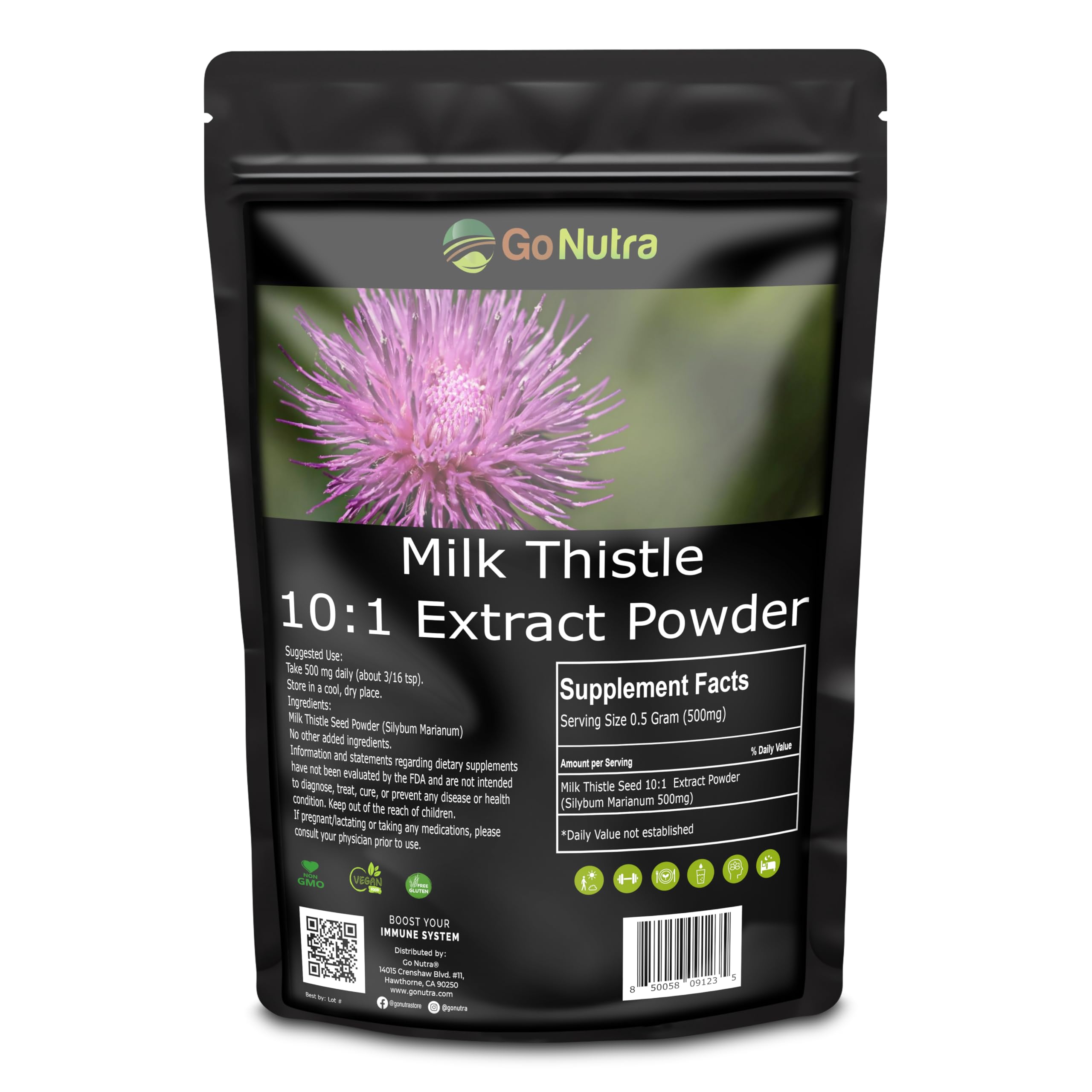 milk thistle powder for liver support