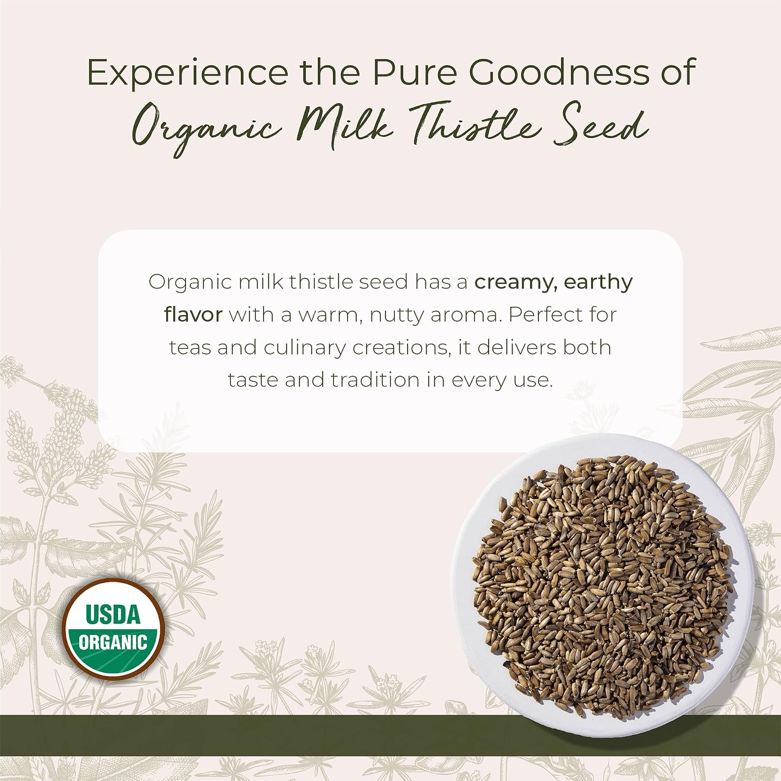 milk thistle seed whole for detox