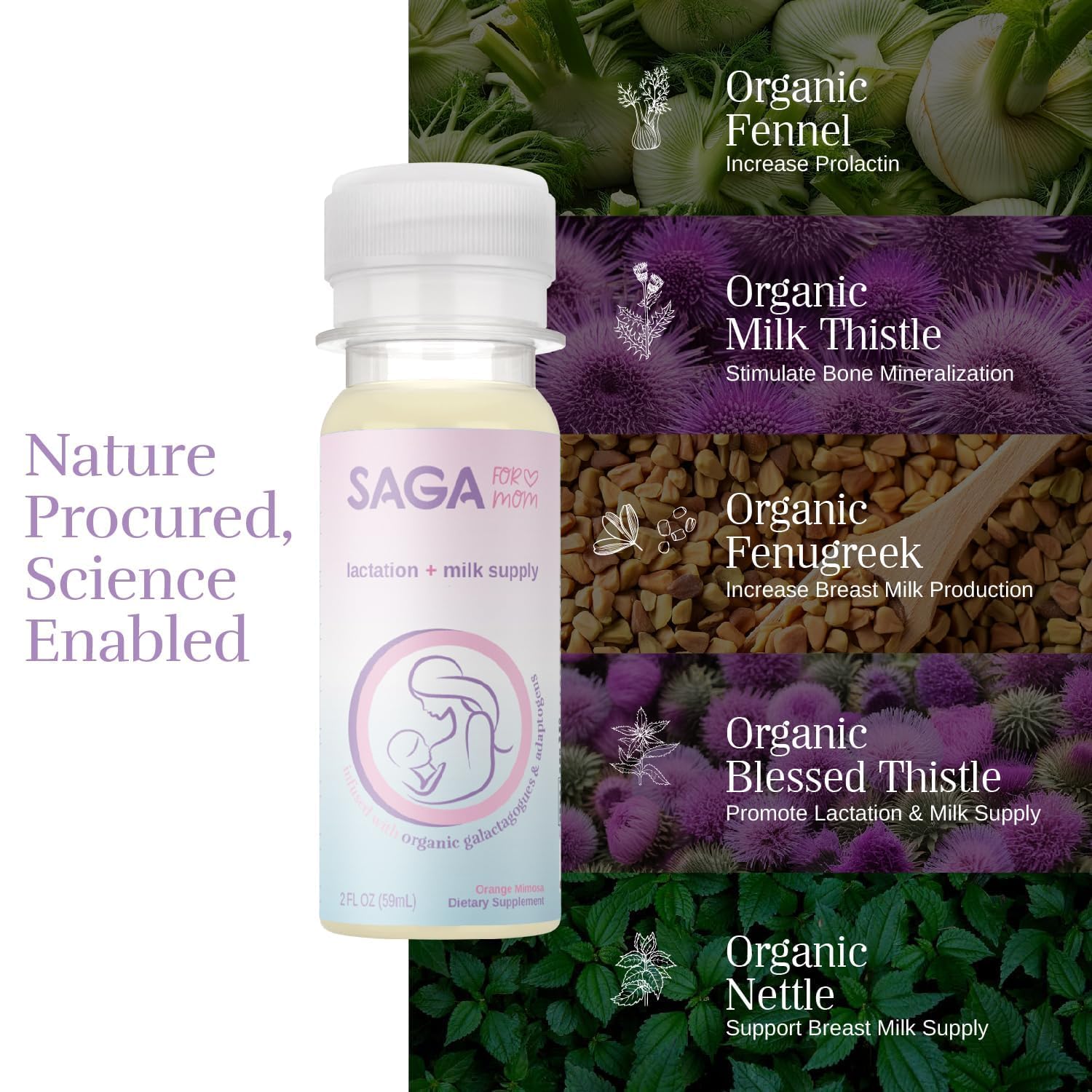 milk thistle shots for increased supply
