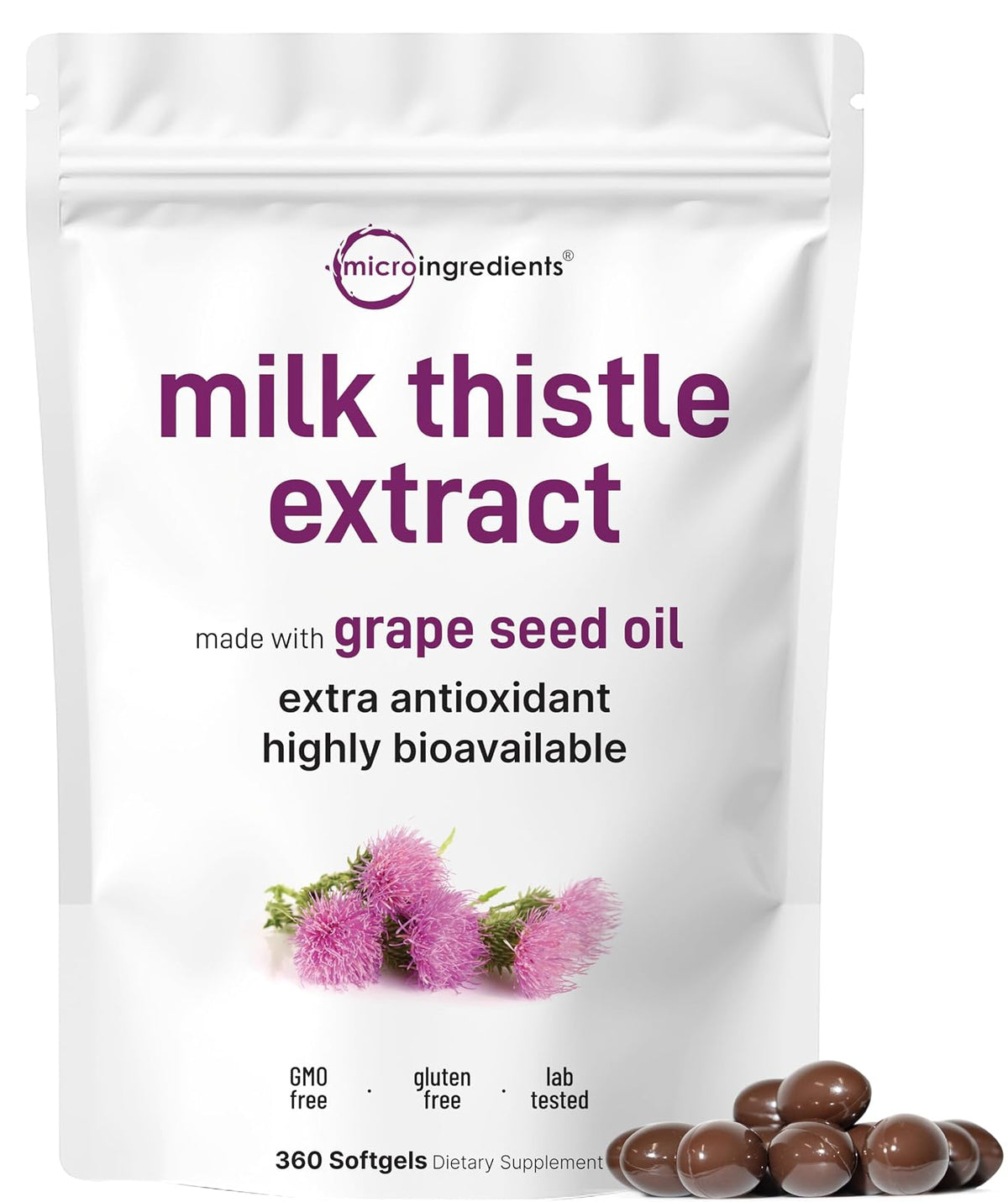 milk thistle softgels for liver health