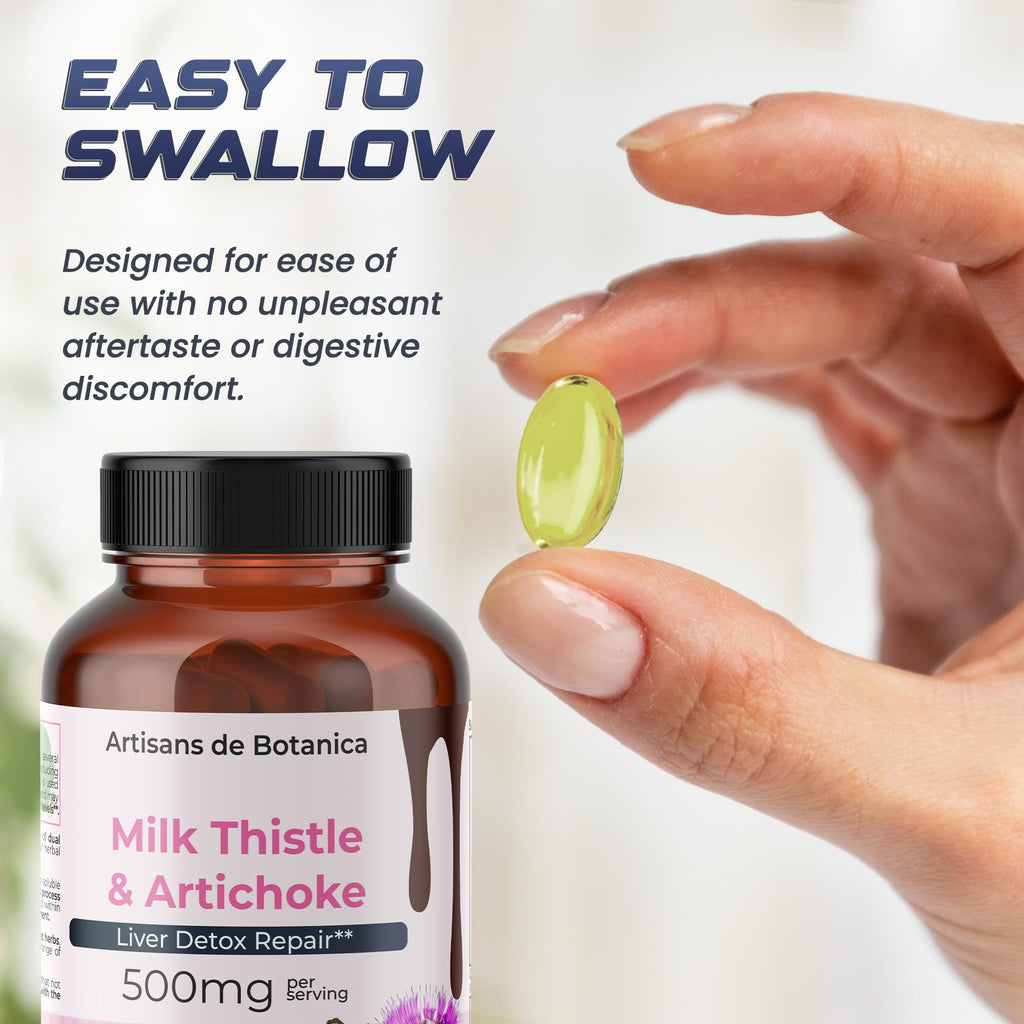milk thistle softgels for wellness