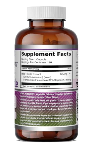 milk thistle supplement for detoxification