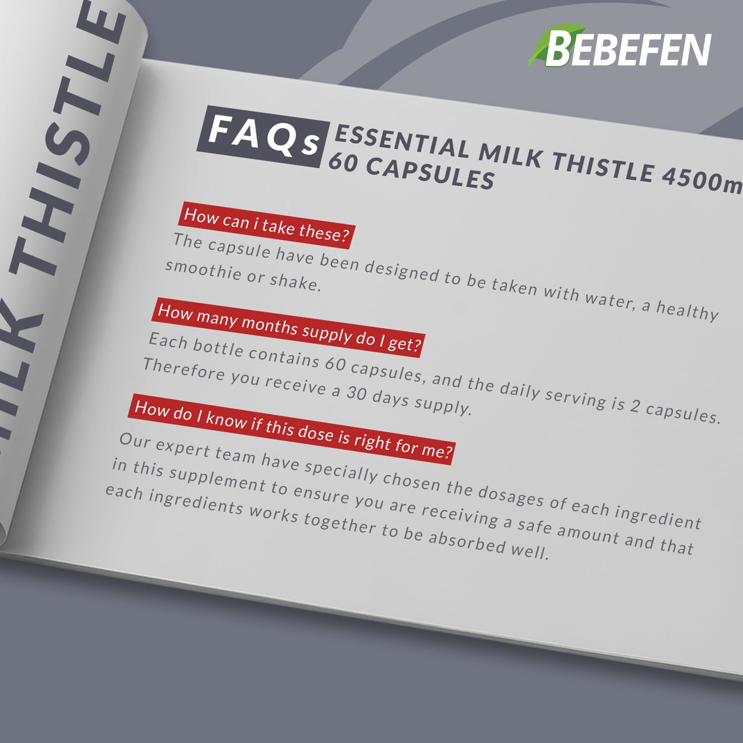 milk thistle supplement for digestive health