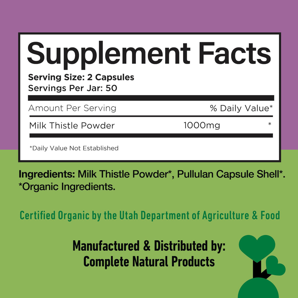milk thistle supplement for liver detox