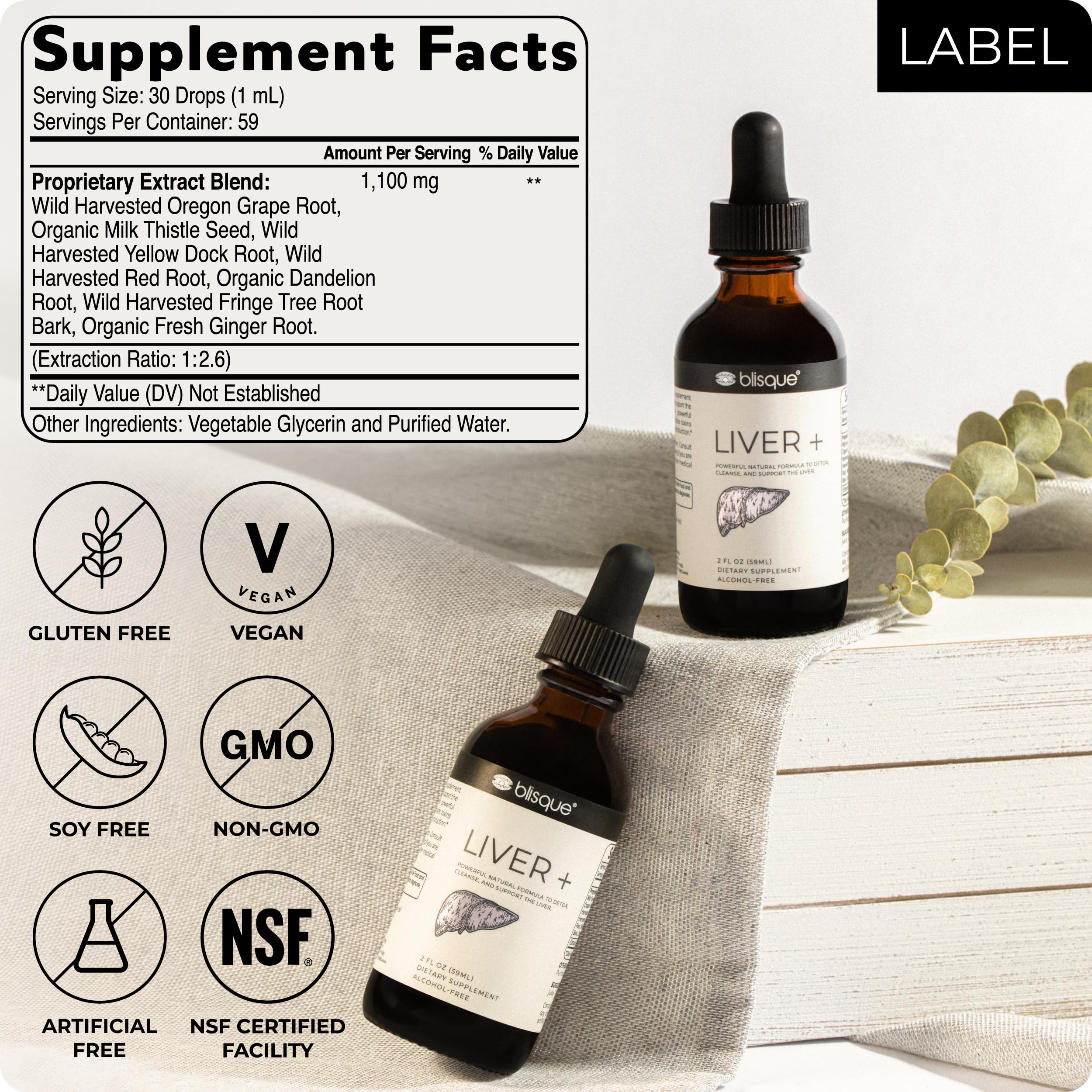 Milk thistle supplement for overall health