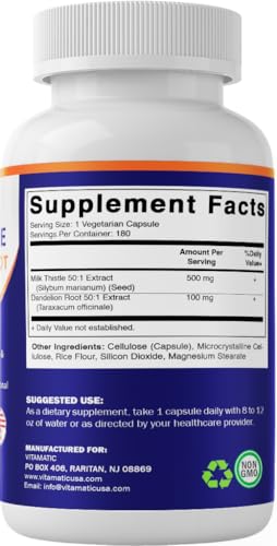 milk thistle supplement for vitality