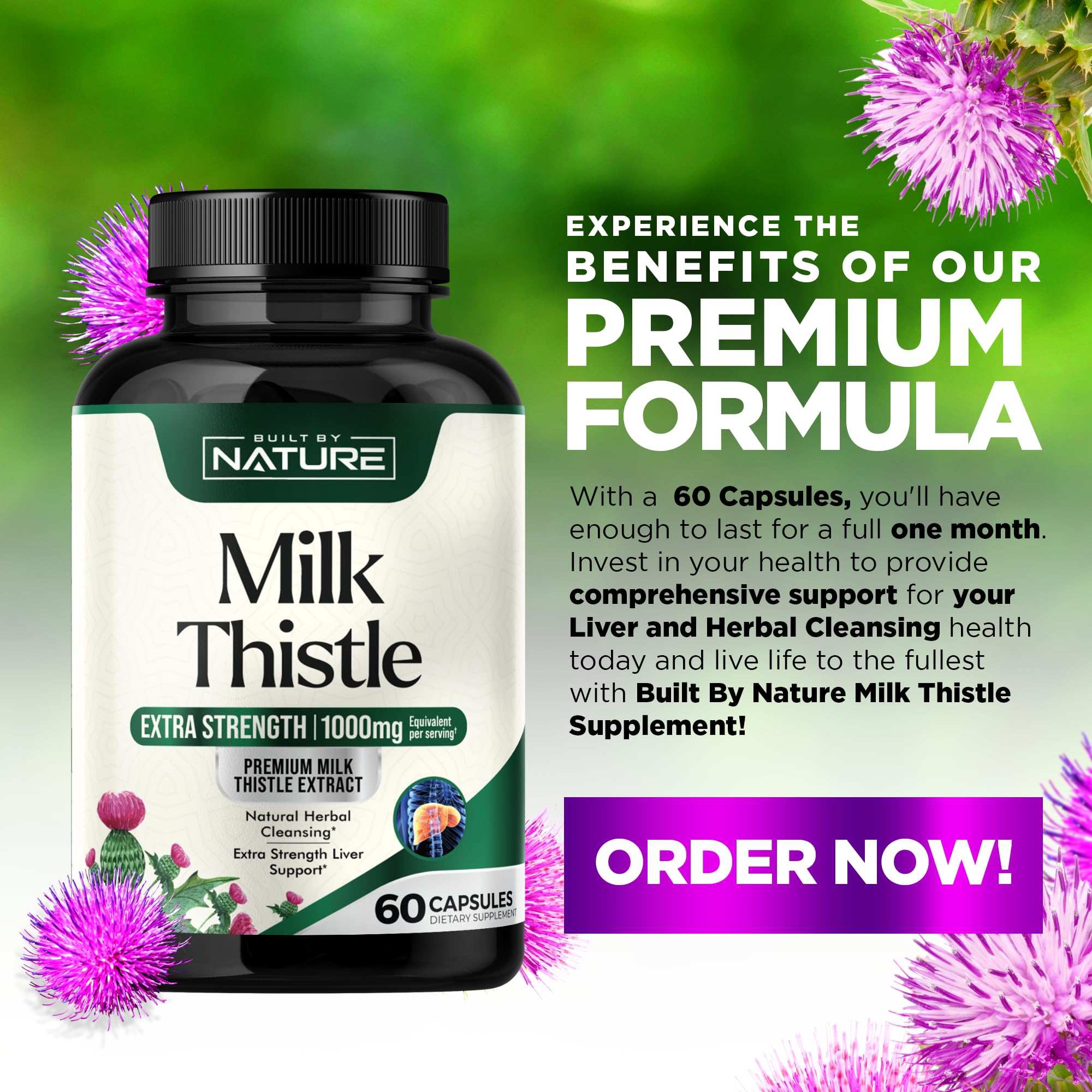 milk thistle supplement for vitality