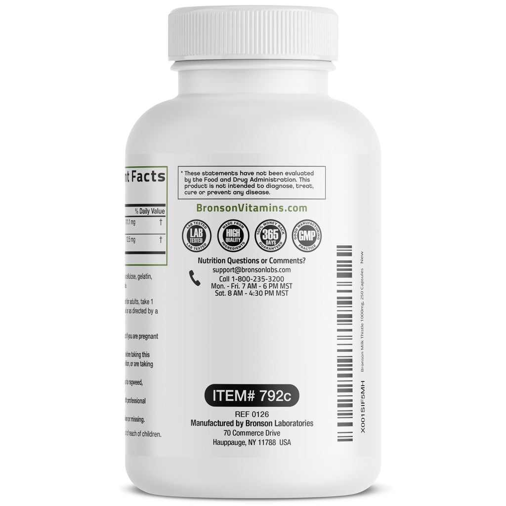 milk thistle supplement for vitality