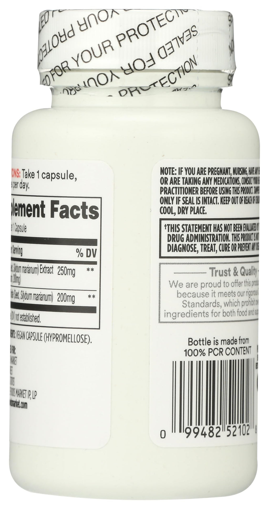 milk thistle supplement for wellness