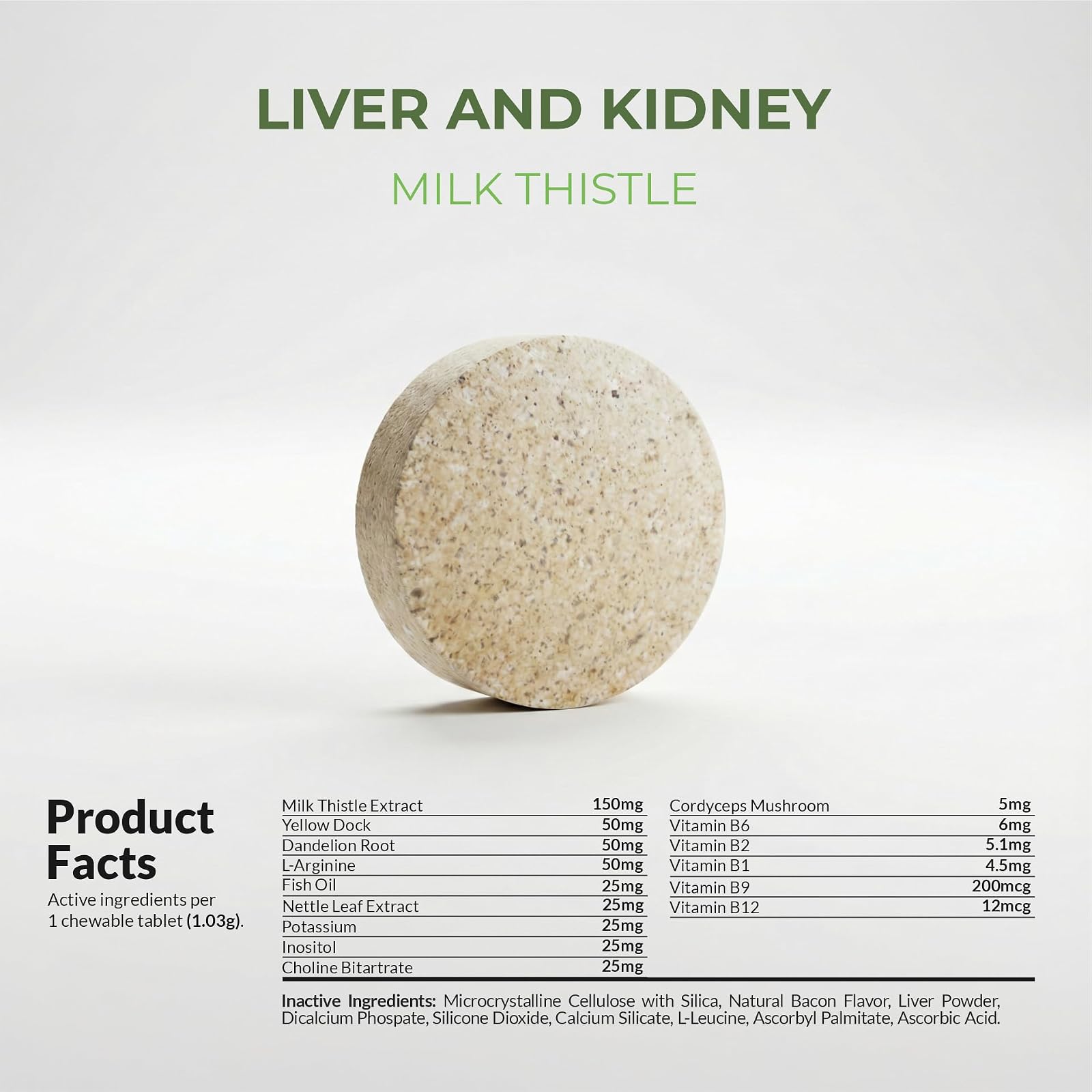 milk thistle tablets for pet wellness