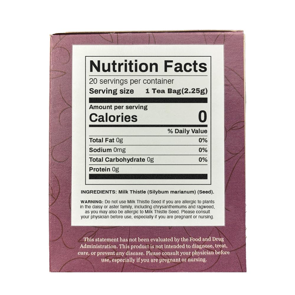 milk thistle tea for detoxification