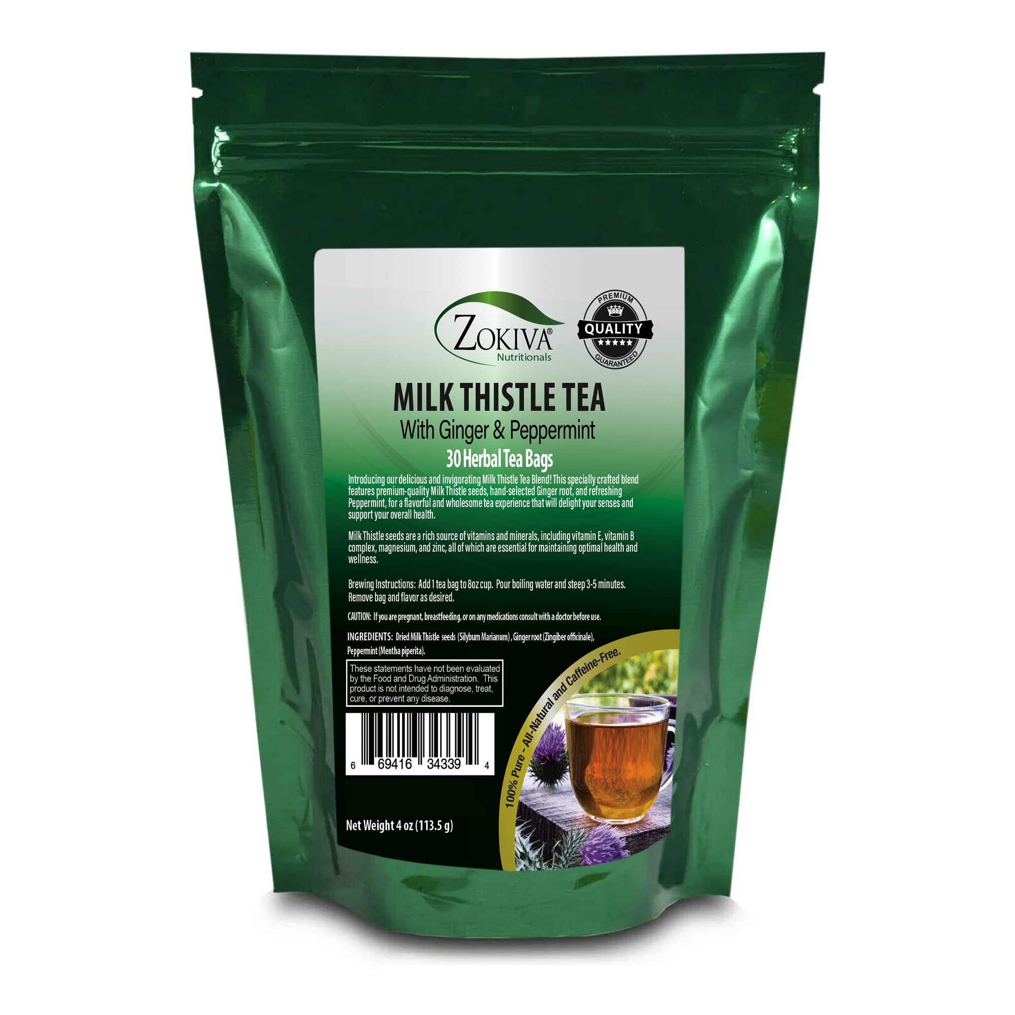 milk thistle tea for liver support