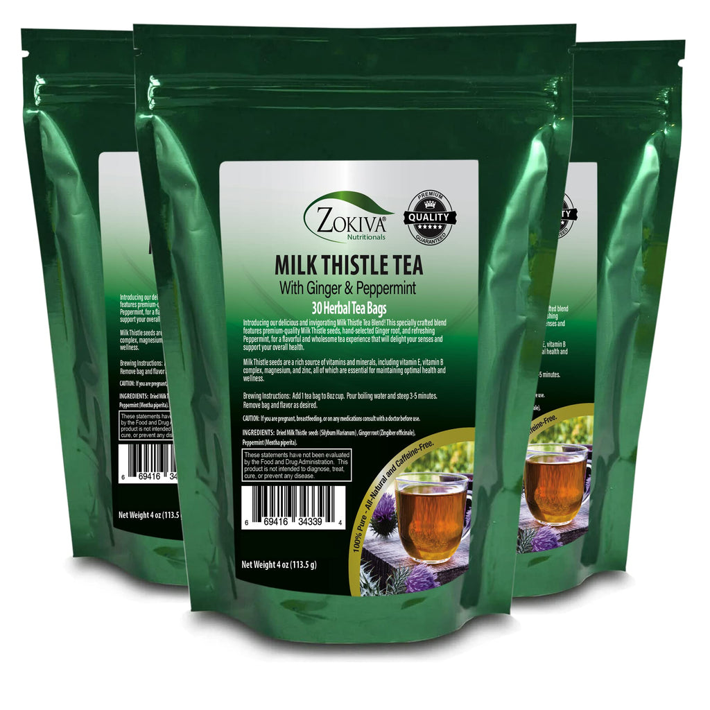milk thistle tea for liver support