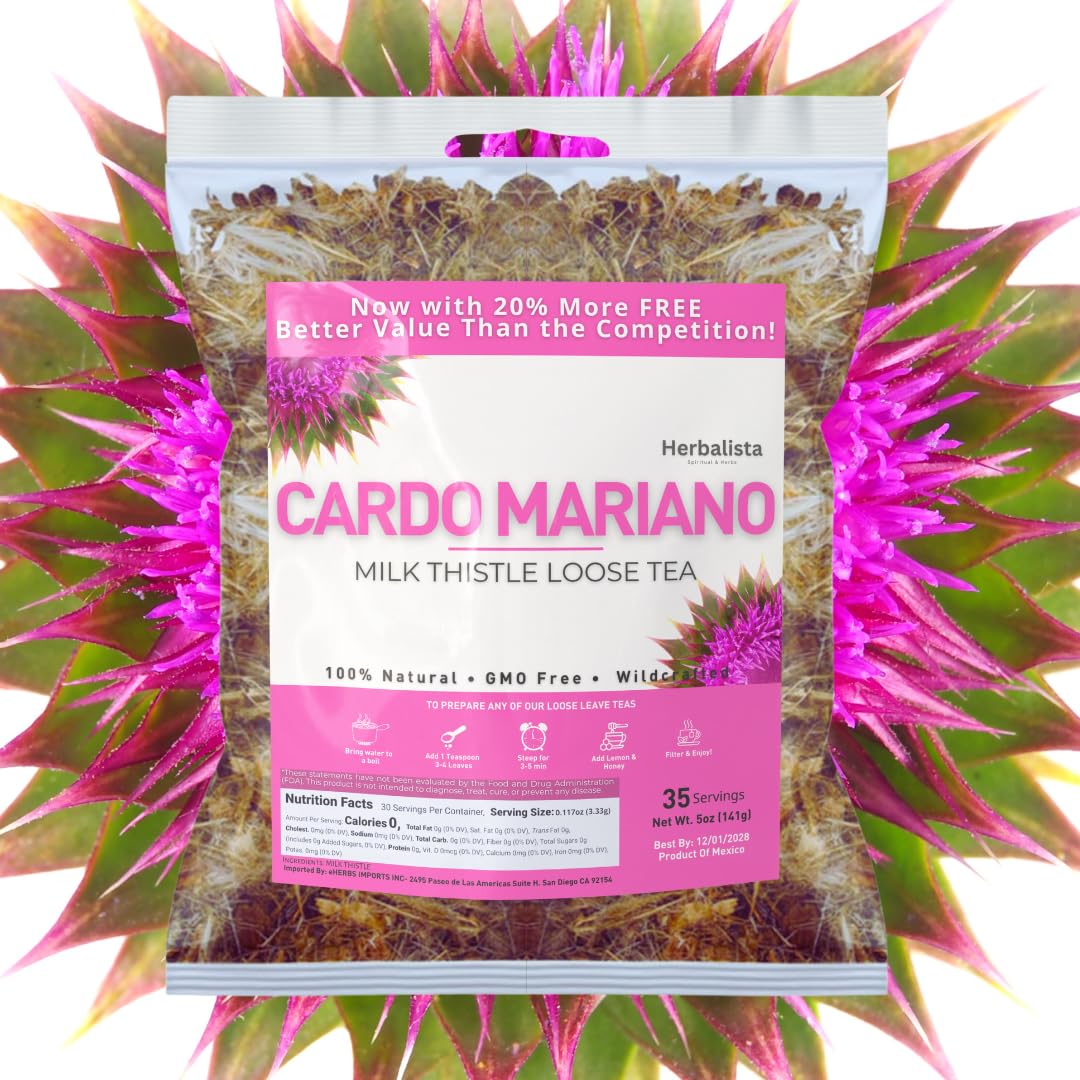 Milk thistle tea for liver support