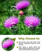 milk thistle tea loose leaf package