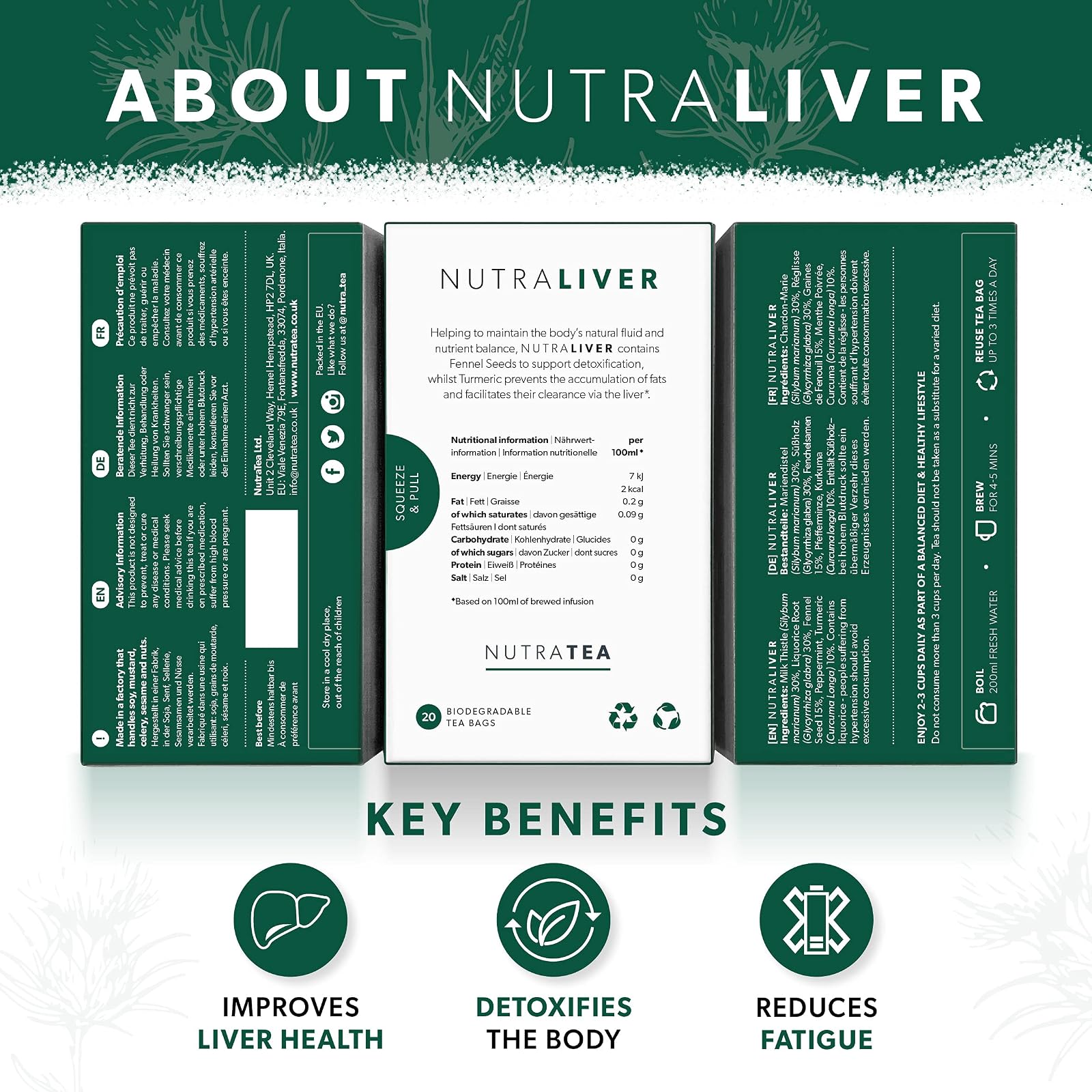 Milk Thistle turmeric fennel infusion